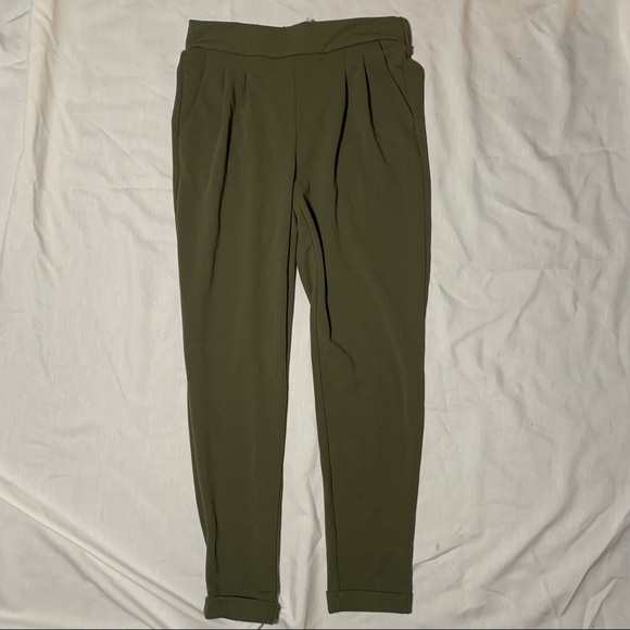 Revamped | Pants & Jumpsuits | Olive Green Business Casual Pants | Poshmark